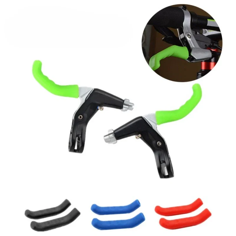 2pcs-Bicycle-Brake-Handle-Cover-Silicone-Sleeve-MTB-Road-Bike-Brake ...