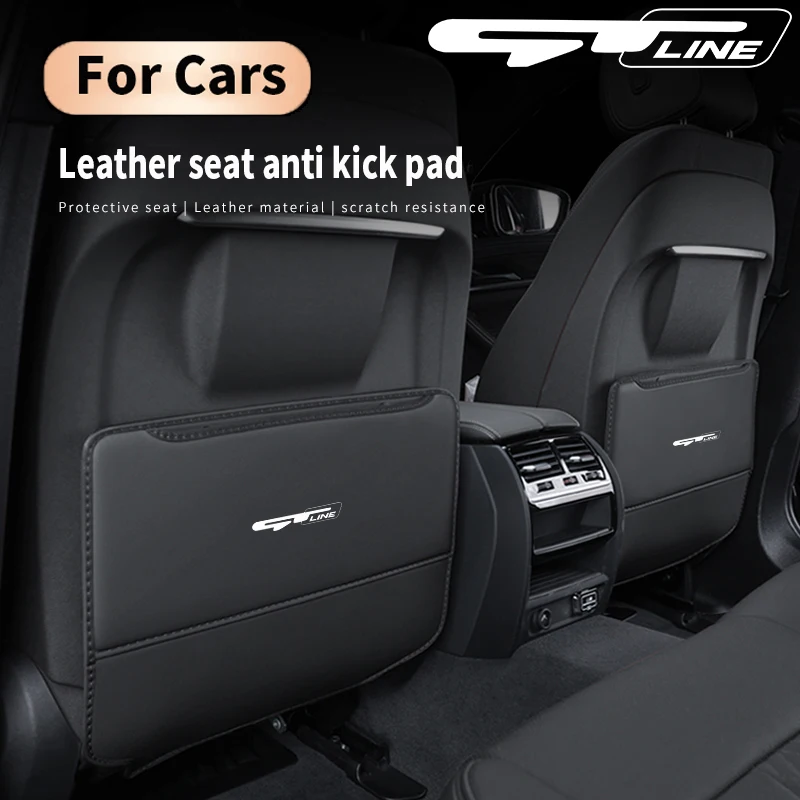 2pcs Car Seat Back Anti Child Kick Protector Pad For KIA GT LINE K3 K4 ...