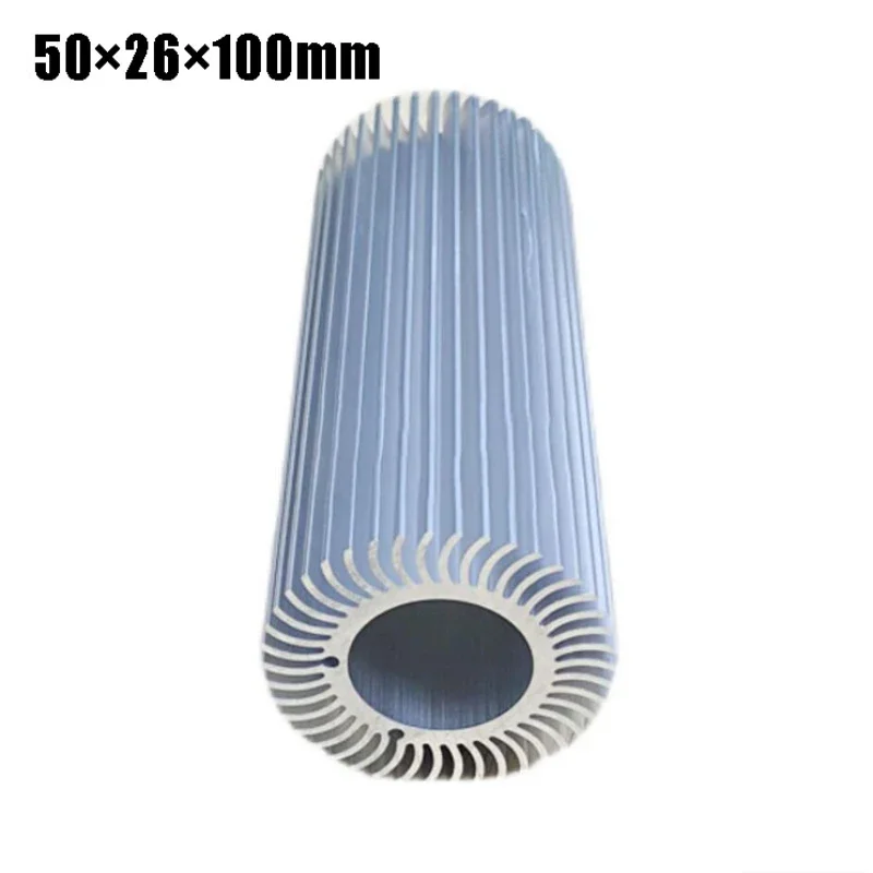 Round-LED-heat-sink-50X26X100mm-Aluminum-alloy-heat-sink-for-LED ...