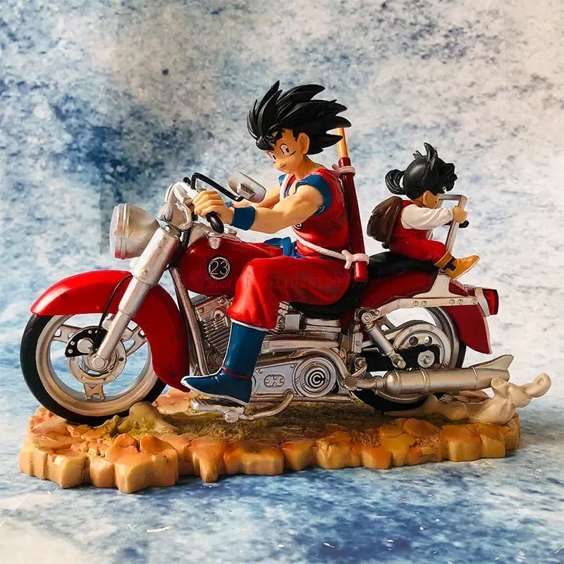 15cm-Dragon-Ball-Goku-Gohan-Action-Figure-Gk-Motorcycle-Ainme-Son-Goku ...
