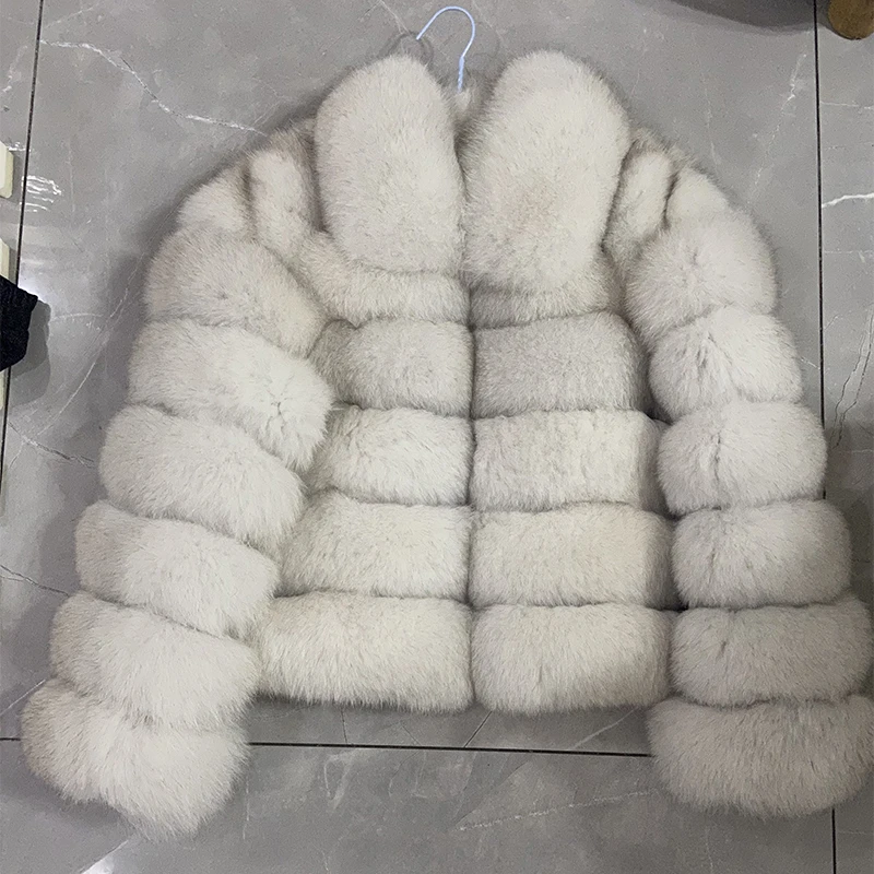 Sample Coats Link Only One High Quality Real Fox Fur Vest Coat Fashion ...