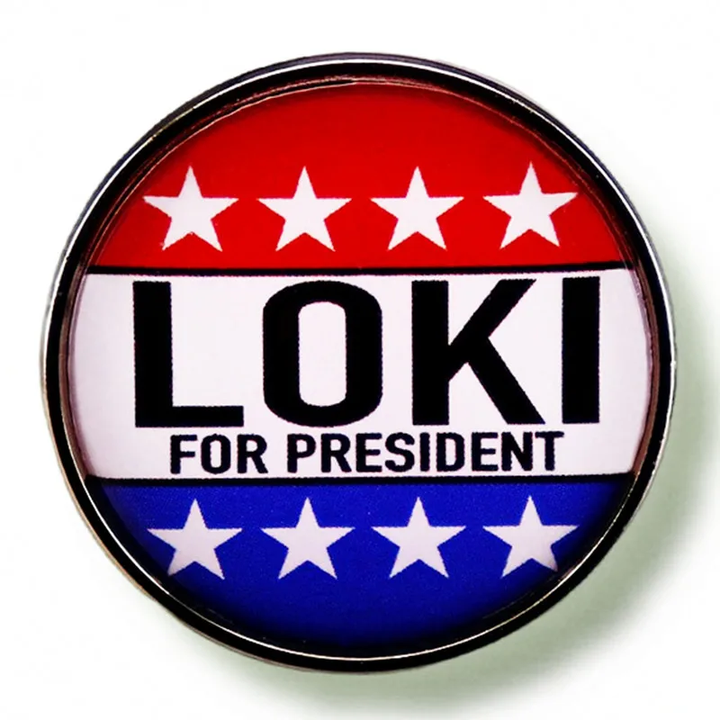 Loki-para-Presidente-Vote-Lokis-broche-de-esmalte-insignias-de-Metal ...