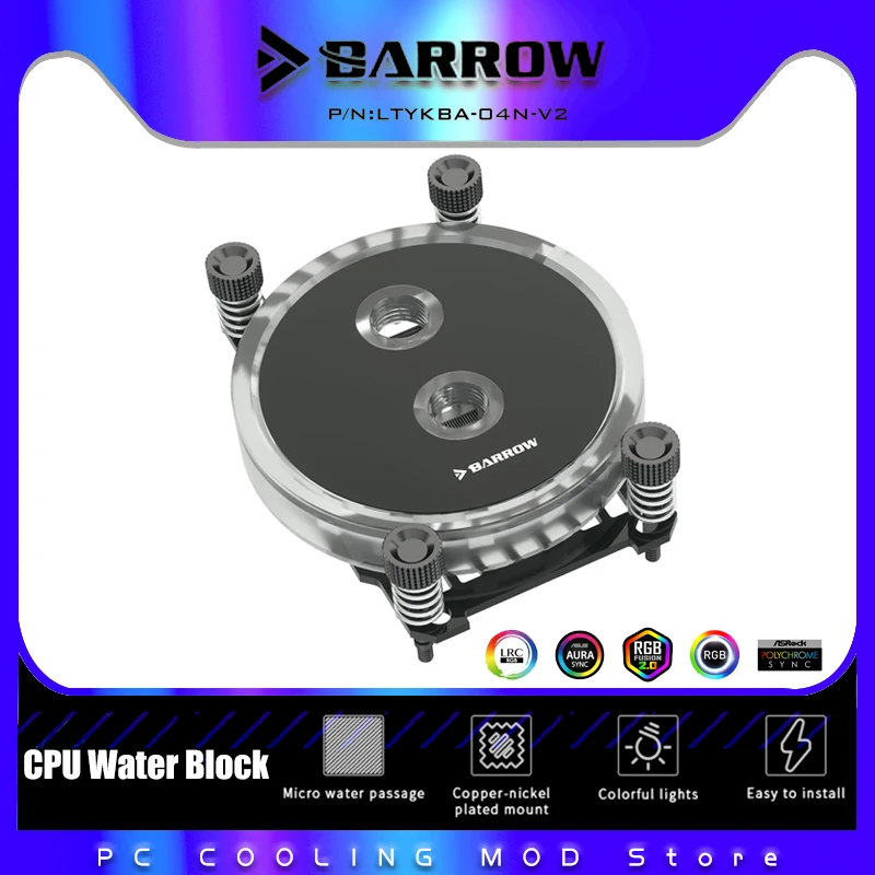 Barrow CPU Water Block Use For AMD RYZEN AM3 AM3 AM4 Socket Acrylic ...