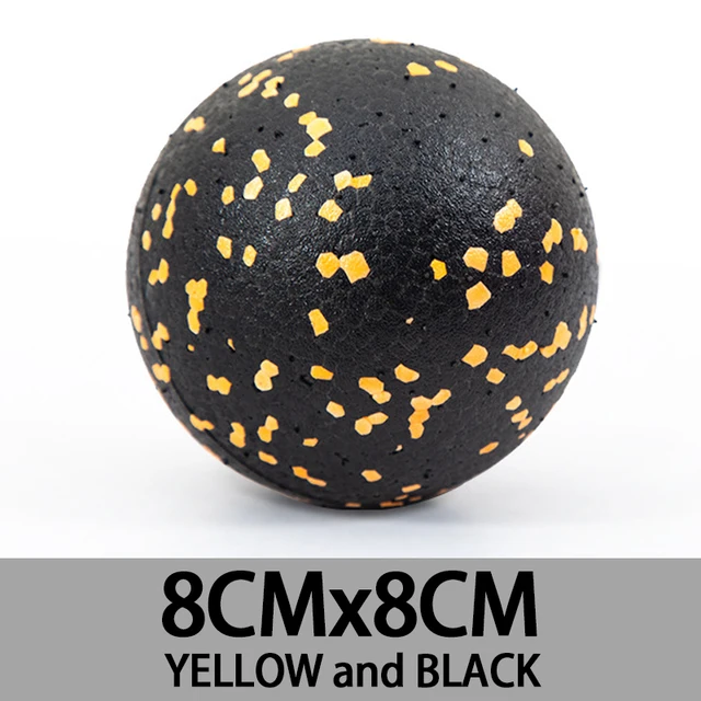 Round Massage Ball Double Lacrosse Self Massage Roller Deep Tissue Tool ...