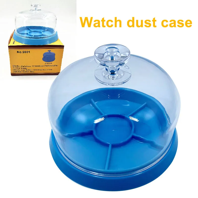 6-Slots-Watch-Dust-Sheet-Cover-with-Tray-Watch-Movement-Repair-Tool ...