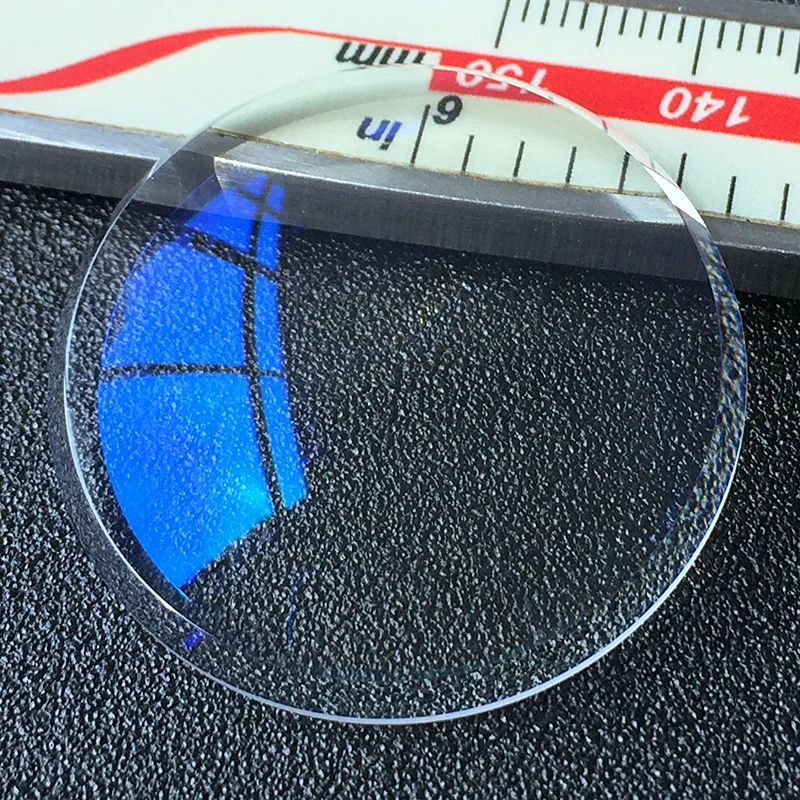 Double Dome Sapphire Crystal 32mm Watch Glass Blue/Red/Clear AR Coating ...