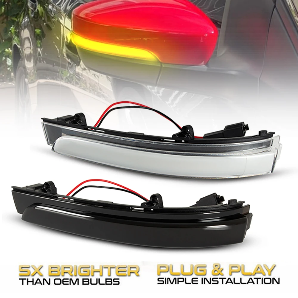 LED Espelho Retrovisor Indicador, Blinker, Luzes Repetidor para ...