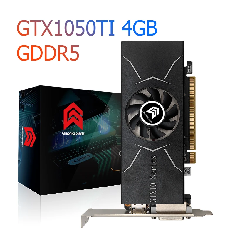Low Profile Computer Graphics Card GPU Video Card GTX1050TI 4GB GDDR5 ...