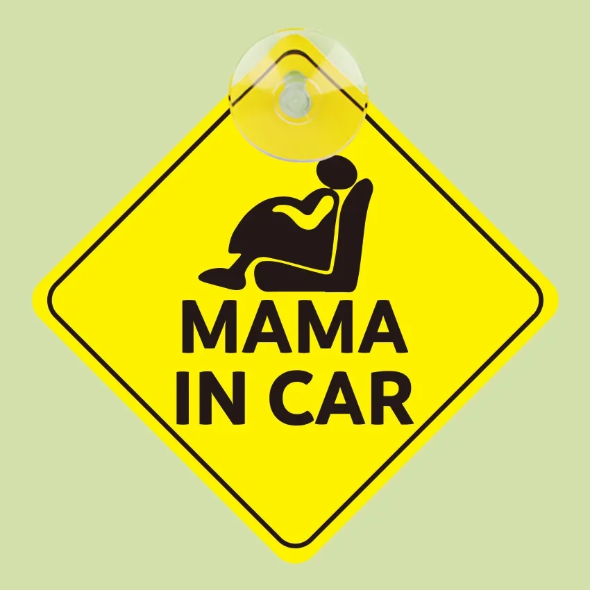 Environmentally-Friendly-Car-Stickers-For-Pregnant-Women-Mama-In-Car ...