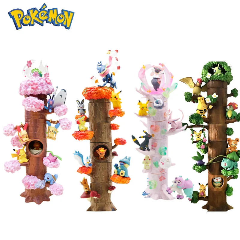 Anime-Pokemon-Action-Figure-Toys-Pikachu-Eevee-Squirtle-Gengar ...