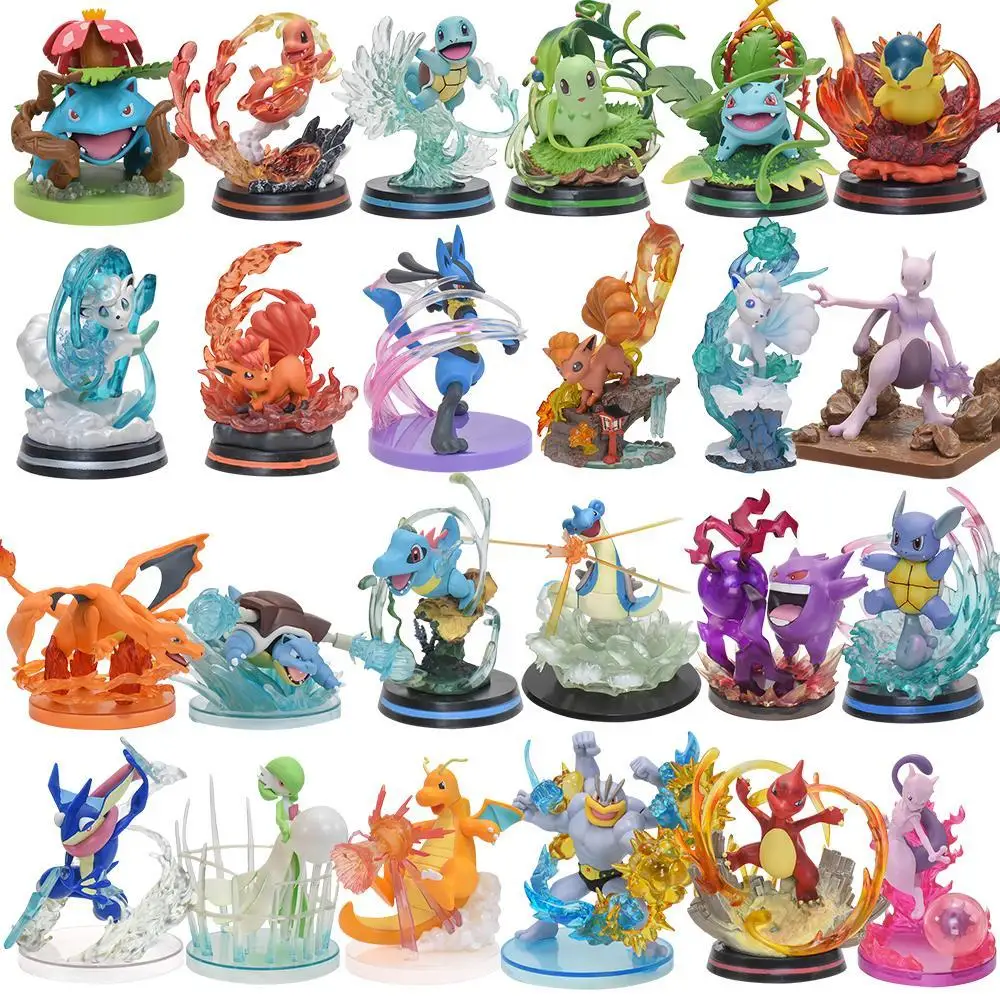 Figuras-de-acci-n-de-Pok-mon-Gengar-Charizard-Lucario-Alolan-Vulpix ...