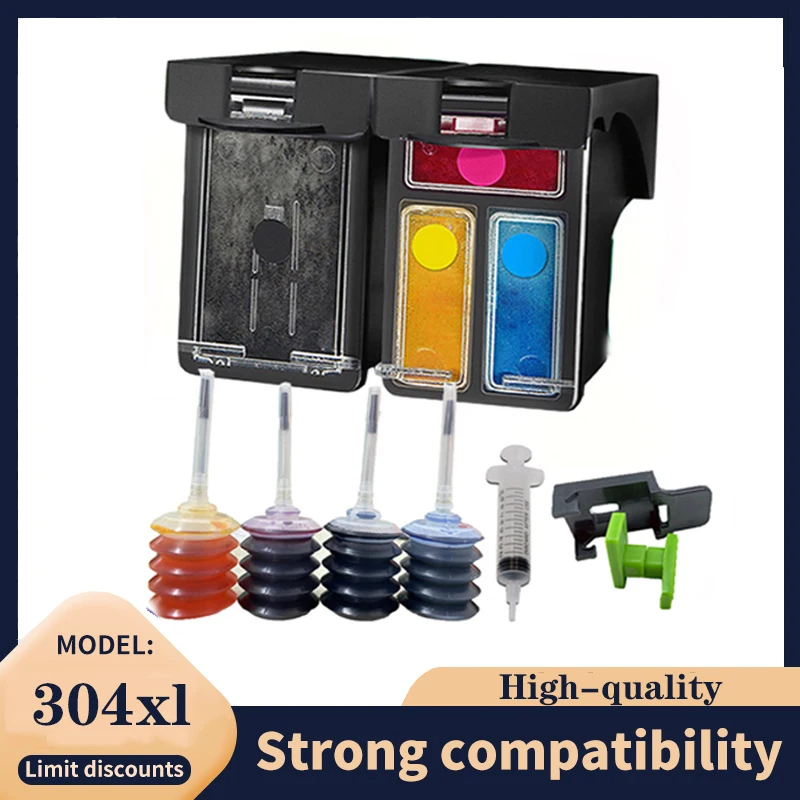 304XL-Ink-Cartridge-for-HP-304-XL-HP304-Deskjet-2620-3700-3720-3752 ...