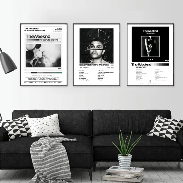 La Trilogía De Carteles De Weeknd Todos Los álbumes De TheWeeknd En
