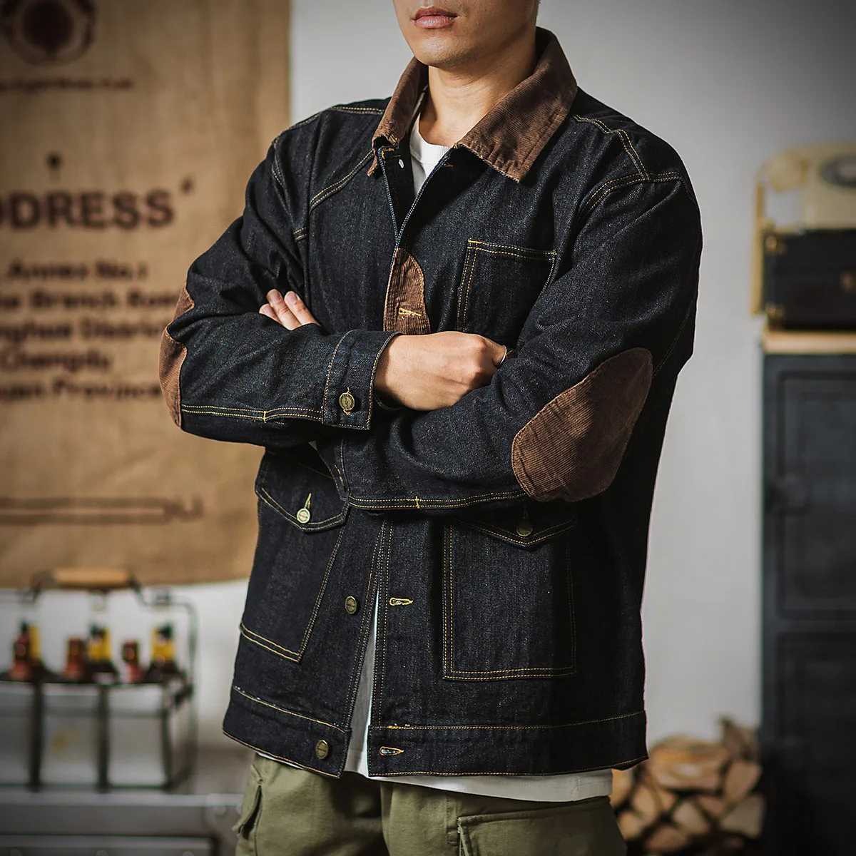 Tooling-Vintage-Tough-Jacket-Washed-Denim-Tough-Guy-Coat-Men-s-Denim ...