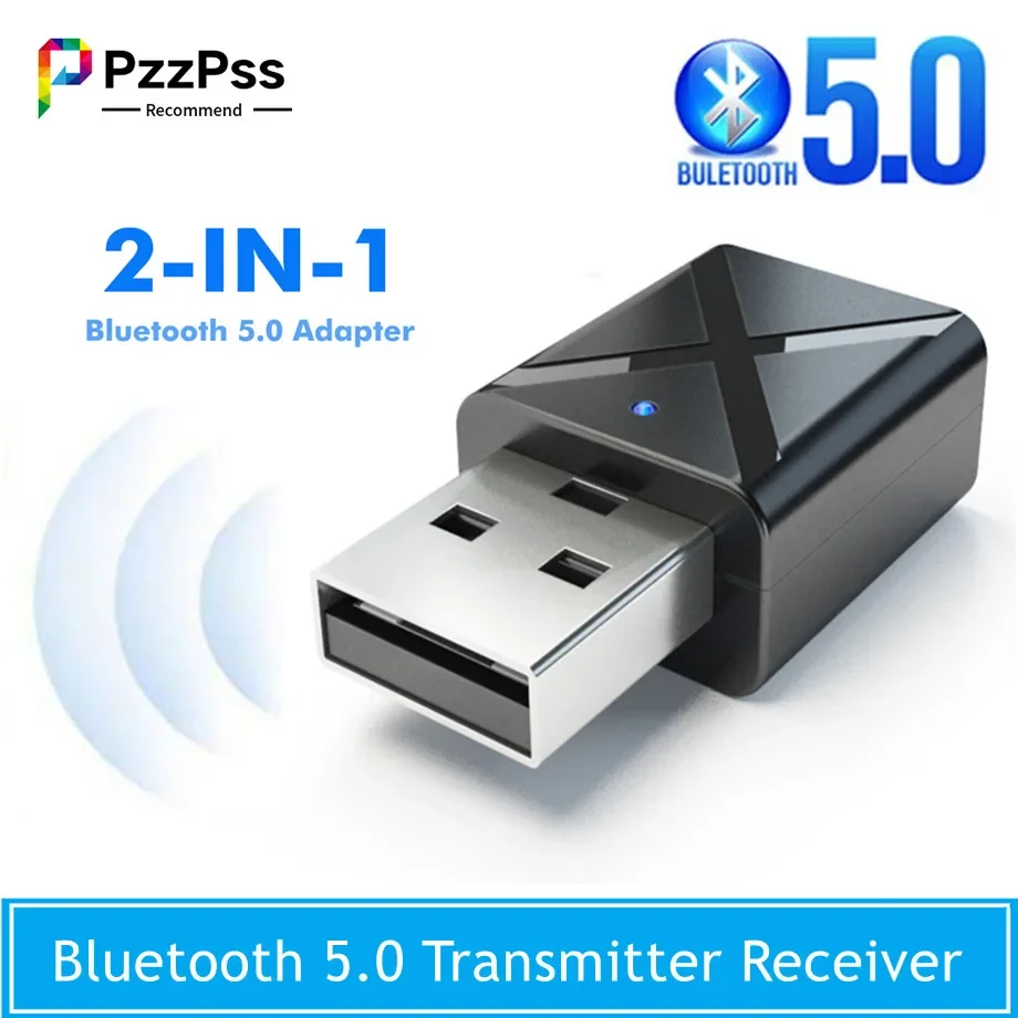Bluetooth-5-0-Audio-Transmitter-Receiver-Mini-USB-3-5mm-AUX-Jack-Stereo ...