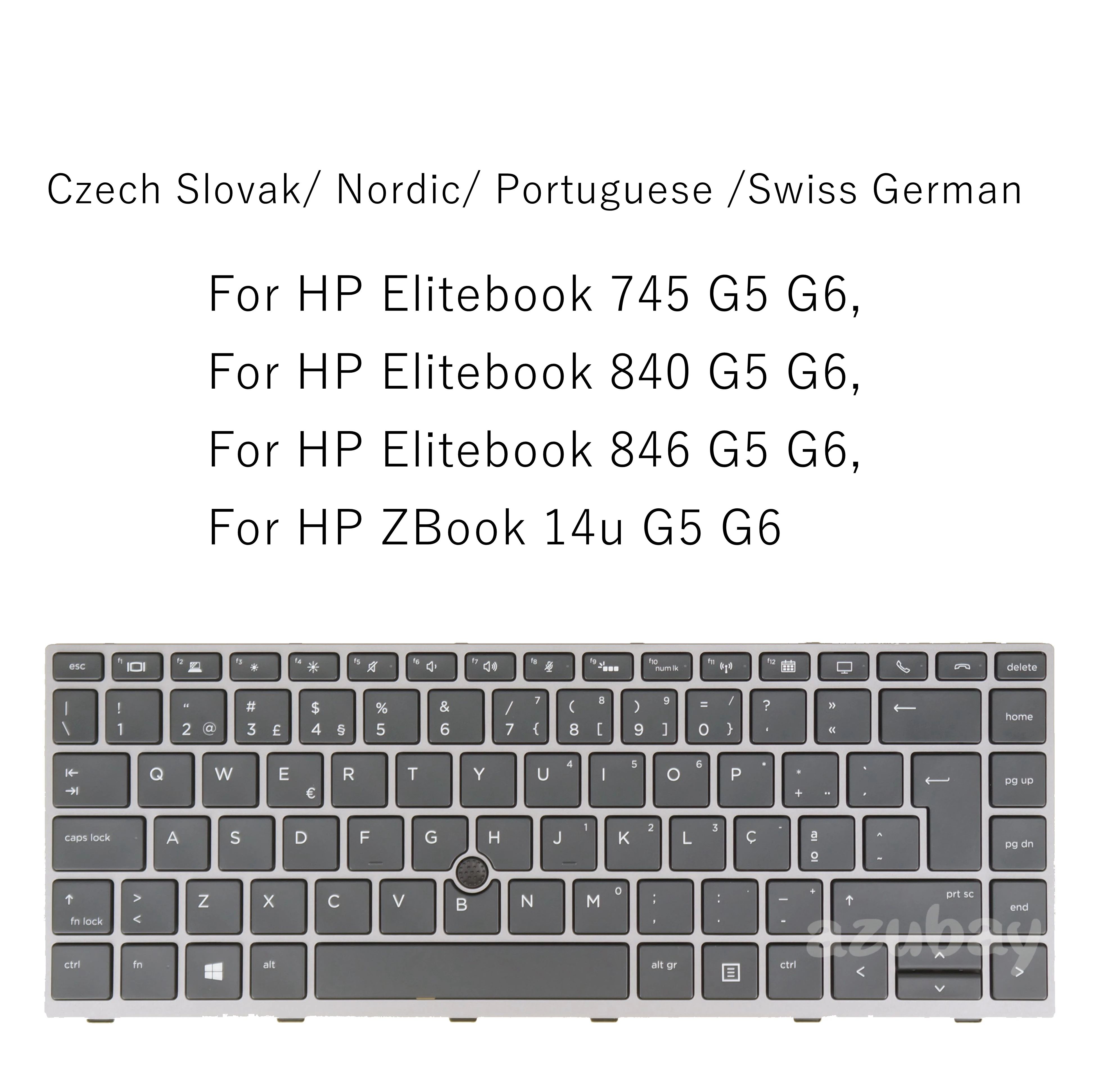 Teclado-retroiluminado-para-HP-Elitebook-teclado-suizo-checo-eslovaco-n ...