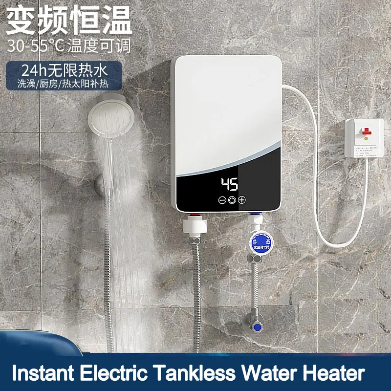 Electric-Tankless-Water-Heater-Constant-Temperature-Instant-Hot-Water ...