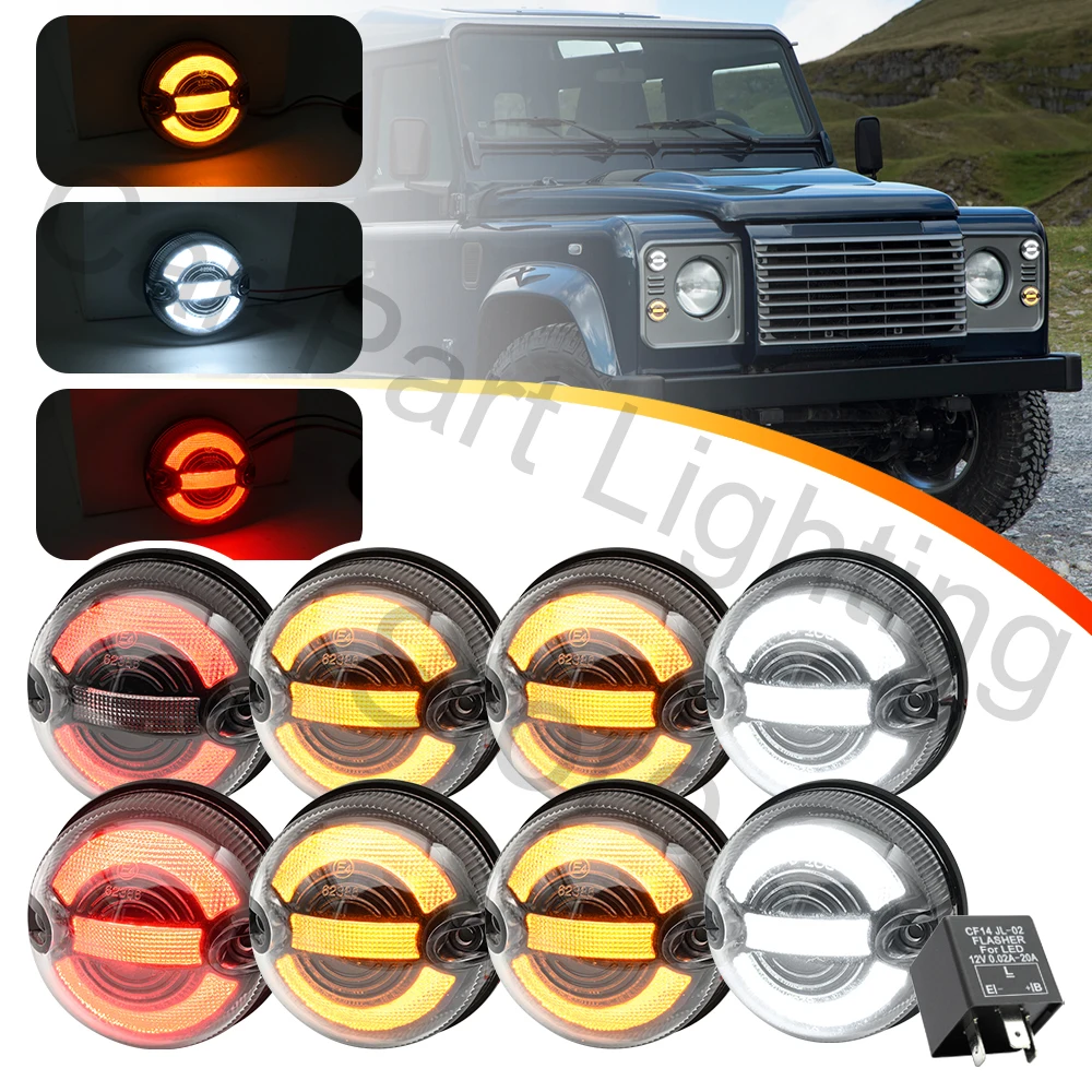 Kit-de-atualiza-o-completo-LED-para-Land-Rover-Defender-90-110-130-1995 ...