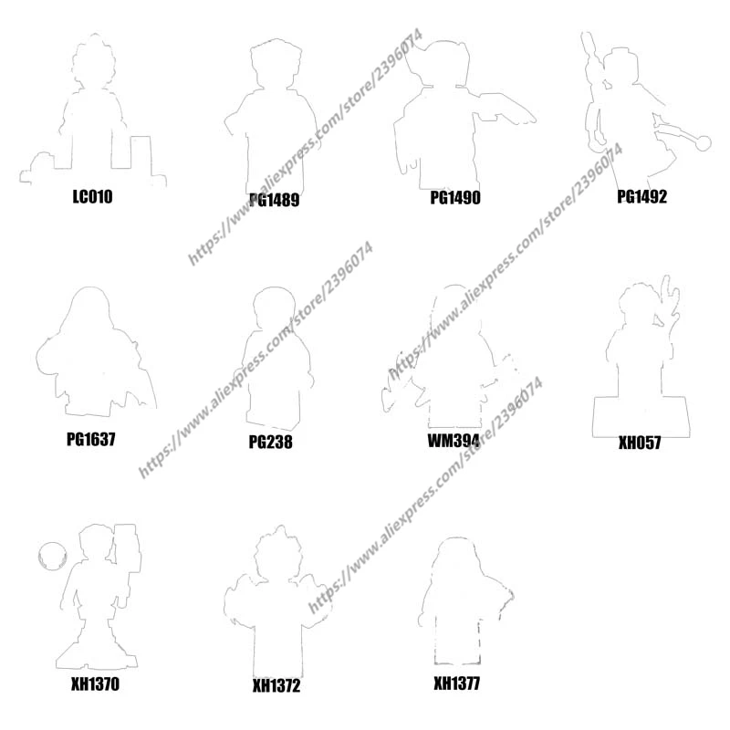 Figuras-de-acci-n-de-1-piezas-juguetes-de-bloques-de-construcci-n-LC010 ...
