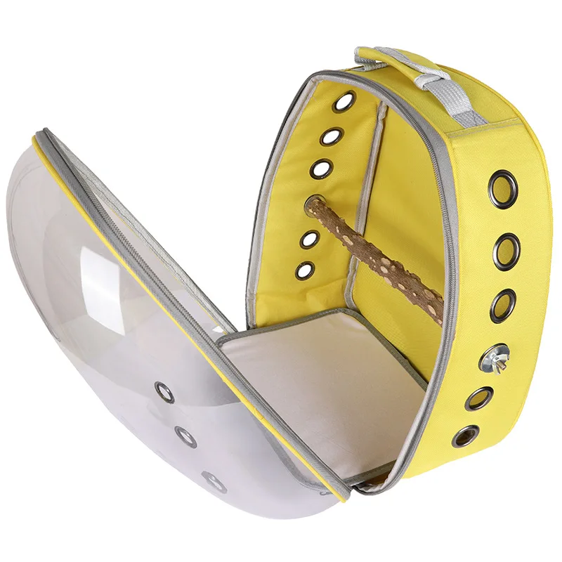 Pet Parrots Outing Backpack Transparent Bird Cage Large Portable Cabin ...