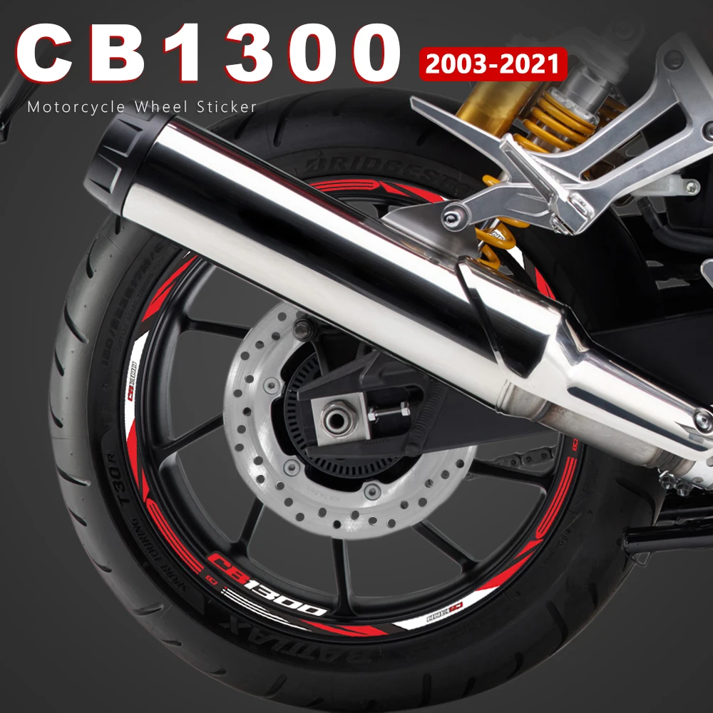 Motorcycle Wheel Sticker Waterproof Rim Stripe CB1300 Accessories for Honda CB 1300 Super Four ...