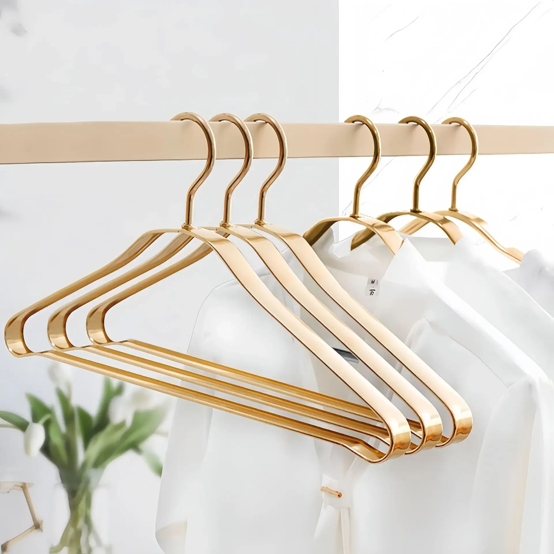 5/10PCS Premium Metal Coat Hanger,Luxury Hanger with 2.2cm Wide ...