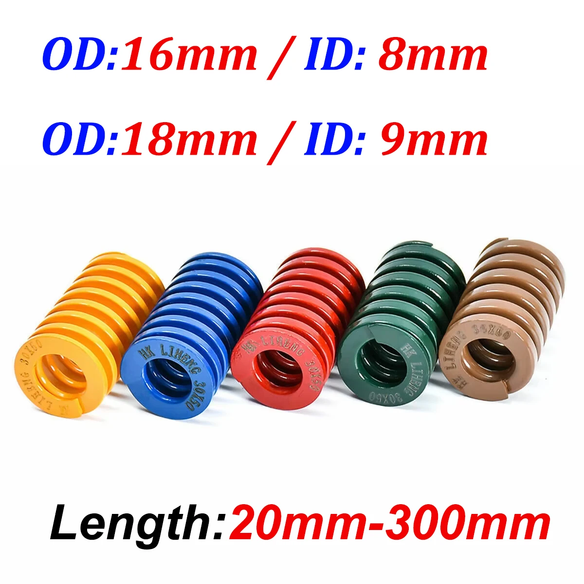 1Pcs 16 x 8 x L / 18 x 9 x L Spiral Stamping Compression Mould Die ...