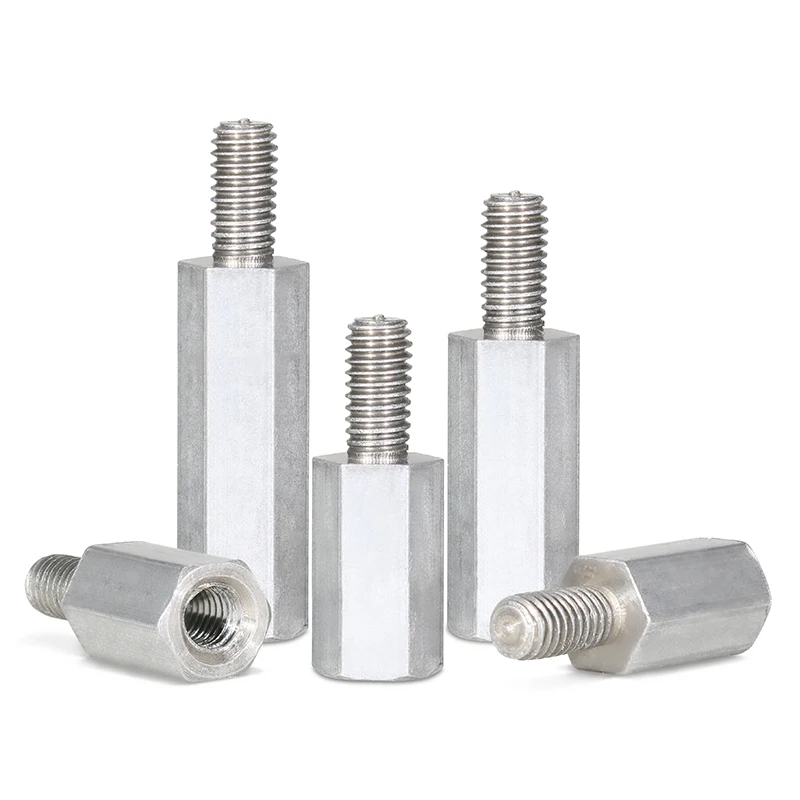 20Pcs Aluminium Male Hex Spacer M2 M2.5 M3 M4 M5
