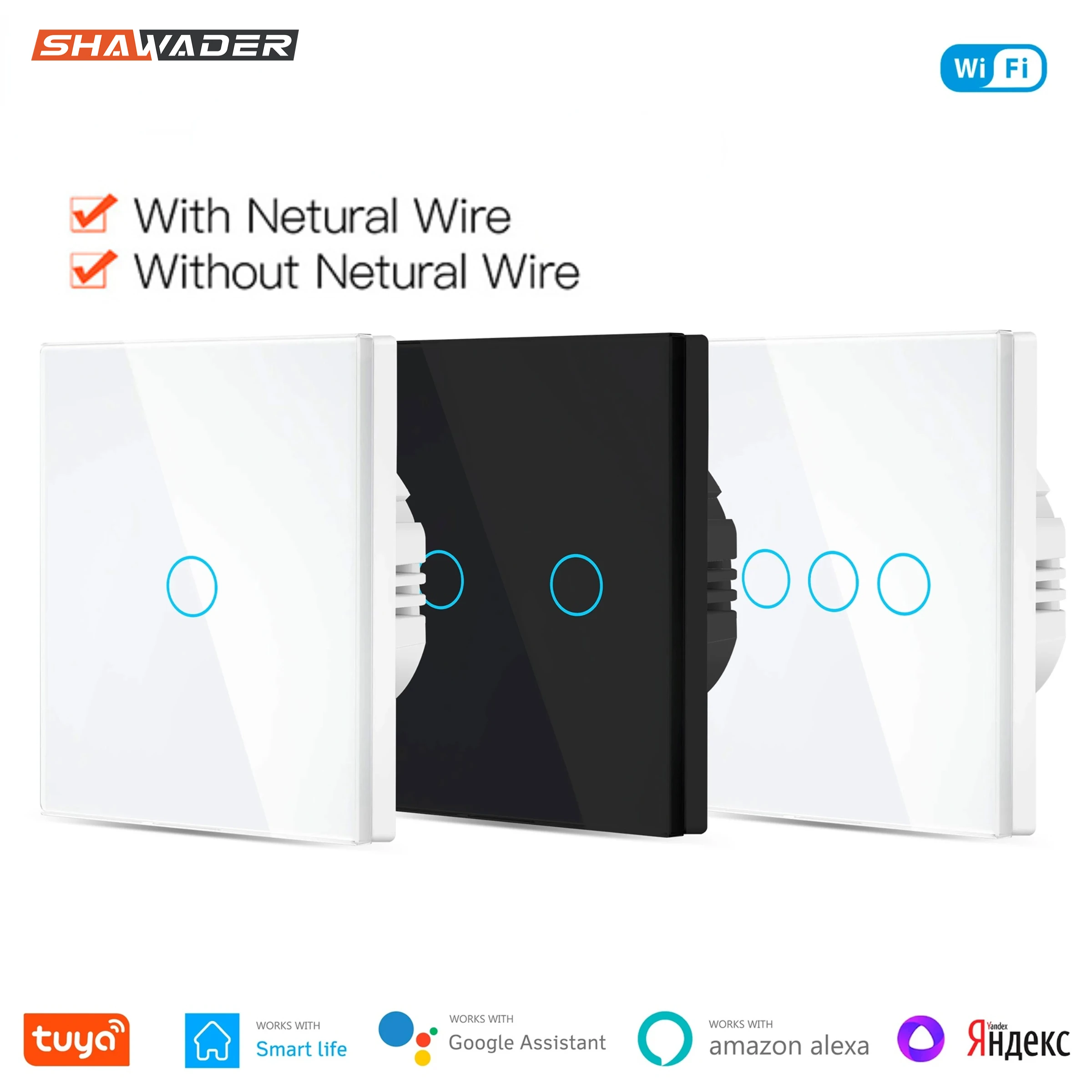 Wifi-Smart-Light-Switch-Wireless-Wall-Glass-Touch-Screen-Panel-2-way ...