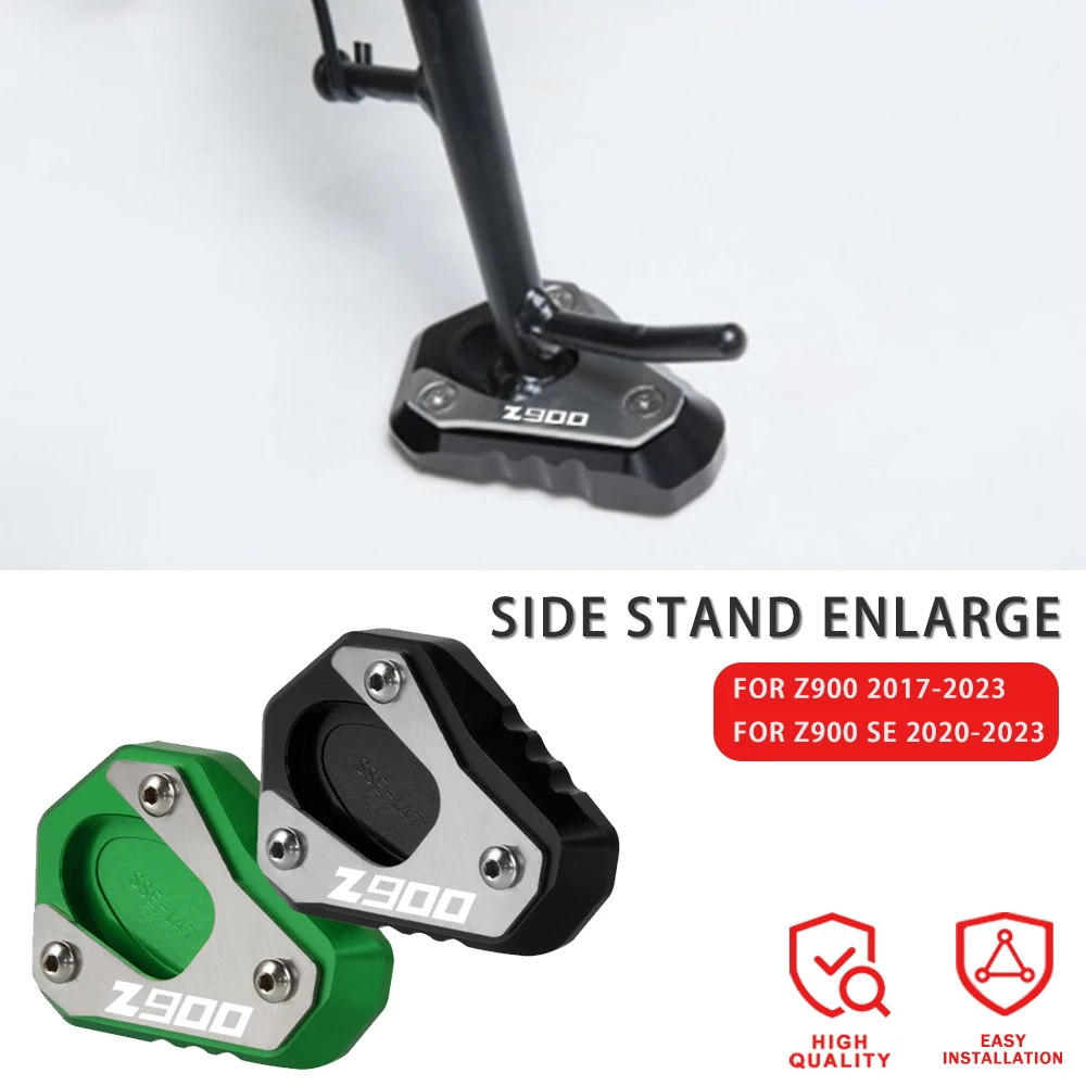 For-KAWASAKI-Z900-Motorcycle-Kickstand-Side-Stand-Plate-Pad-Support ...
