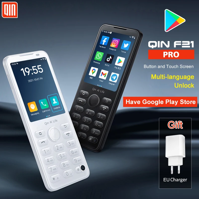 Qin Teléfono Inteligente, Modelo F21 Pro, Dispositivo con Pantalla ...