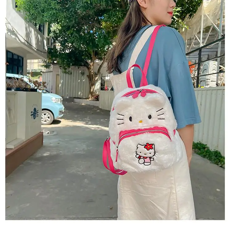 Kawaii Cartoon Hello Kitty PP Cotton Backpack - KawaiiMerch.com