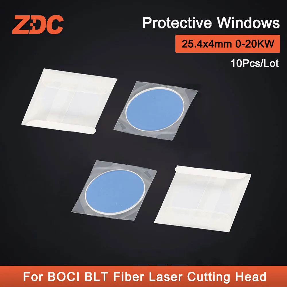 ZDC 10Pcs/Lot High Quality Fiber Laser Protective Lens Windows ...