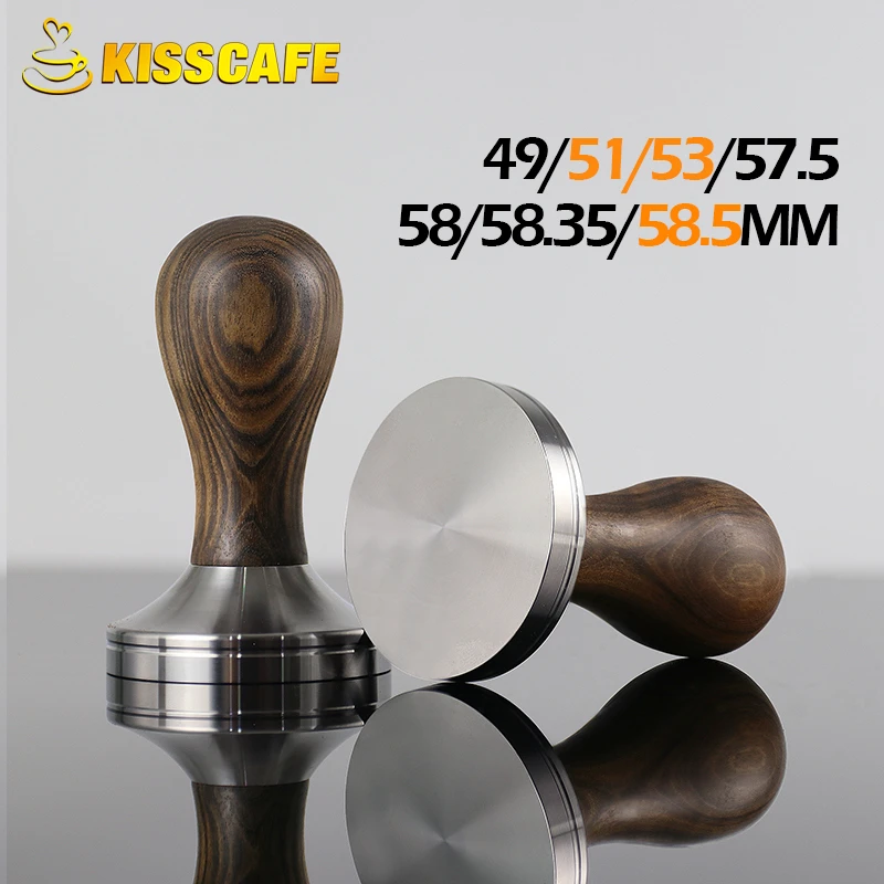Coffee Tamper 49/51mm/53mm/57.5/58/58.35mm/58.5mm Wooden Coffee Powder ...
