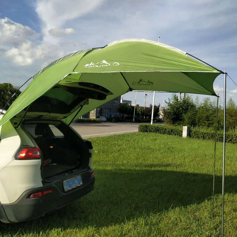 Waterproof Car Rear Tent Camping Shelter Outdoor Car Tent Beach Sun ...