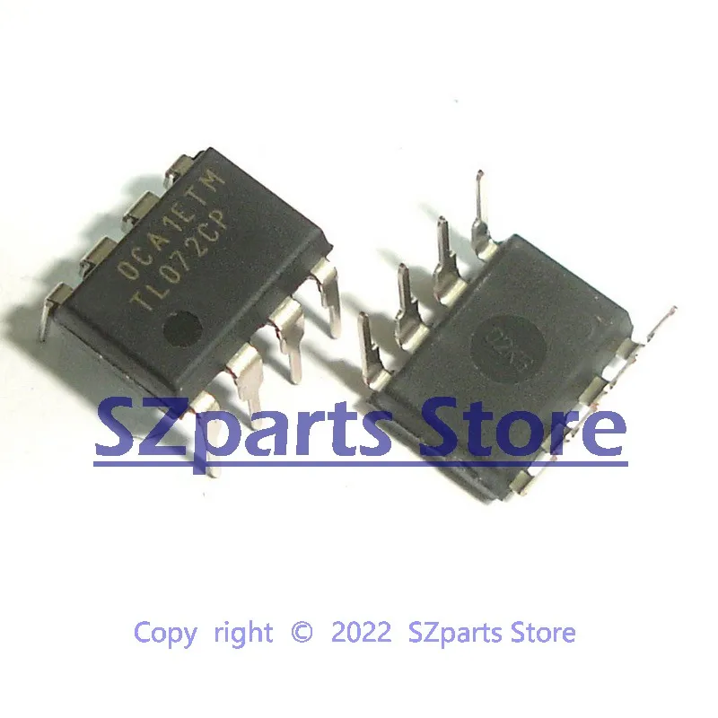 New-Original-TL072CP-DIP-8-TL072-Dual-Low-Noise-JFET-Input-General-Purpose-Operational-Amplifier ...