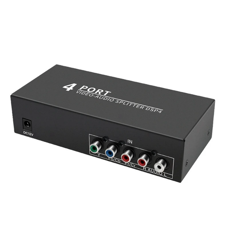 AV-Component-Video-Audio-Splitter-1-In-4-Out-4-Way-RCA-Ypbpr-Component ...