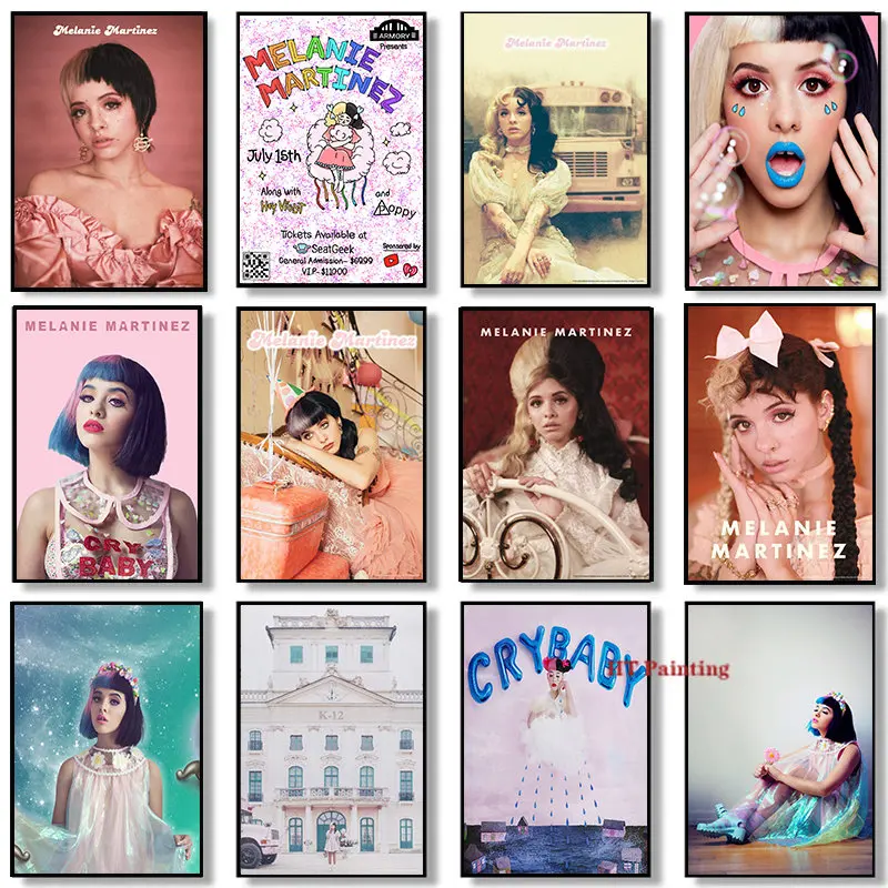 Melanie-Martinez-Singer-Crybaby-Music-Album-Poster-Canvas-Painting-HD ...