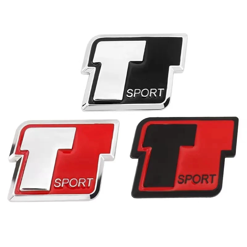 Metal-Car-T-Sport-Logo-Trunk-Body-Badge-Emblem-Decals-Sticker-For ...