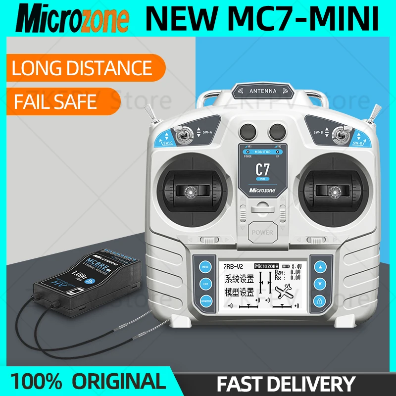 NEW-MicroZone-C7-MINI-MC7-2-4G-6CH-Remote-Controller-Transmitter-Radio ...