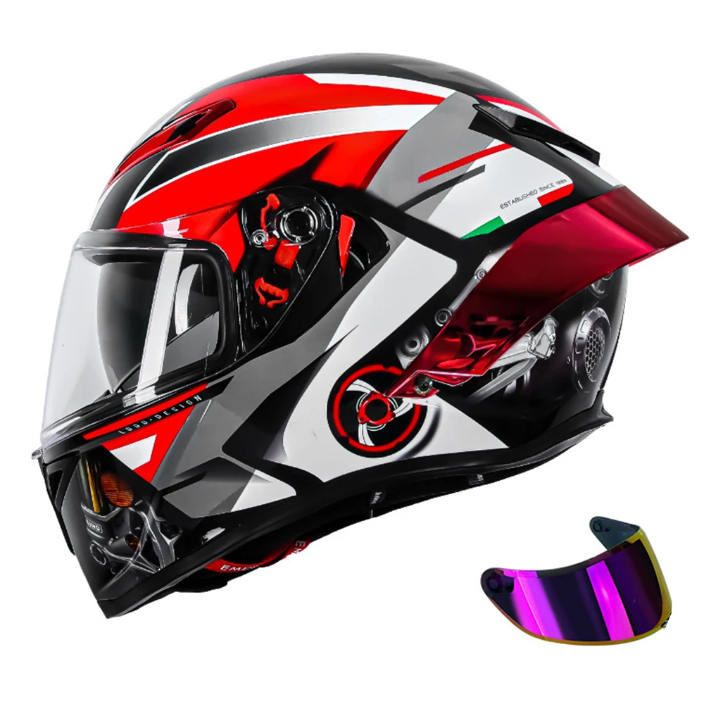Motorcycle-Helmet-DOT-Approved-Cycling-Helmet-Casco-Moto-Full-Face ...