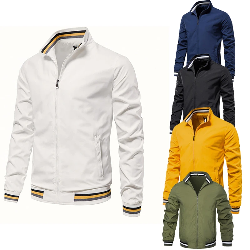 Classic-Men-s-Standing-Collar-Jacket-Men-s-New-Casual-Plus-Size-spring ...