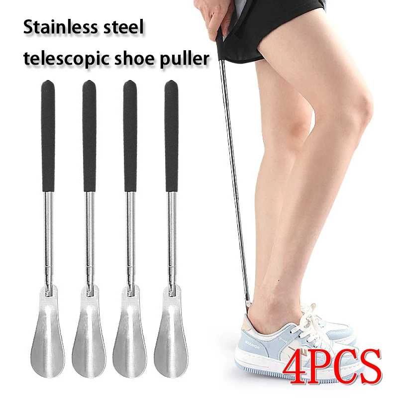 1/2Pcs Horns 31cm-65cm Long Handled Shoehorn Pregnant Woman Retractable ...