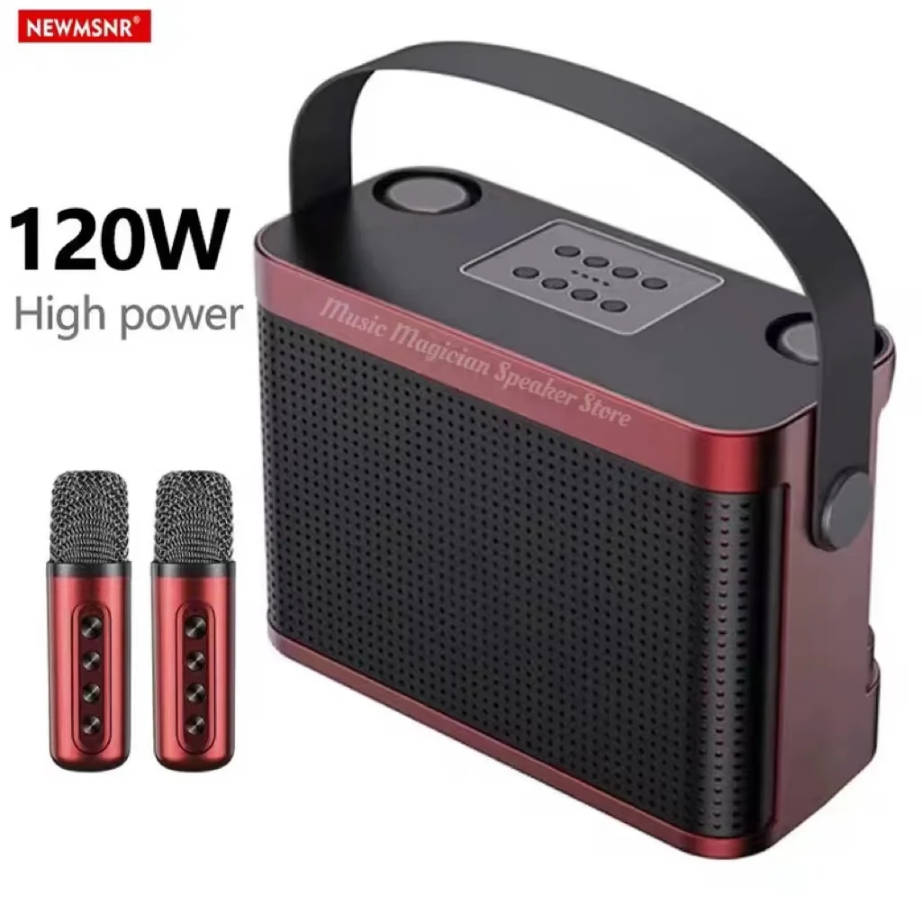 120W-Powerful-Wireless-Portable-Dual-Microphone-Bluetooth-Speaker-Hifi ...