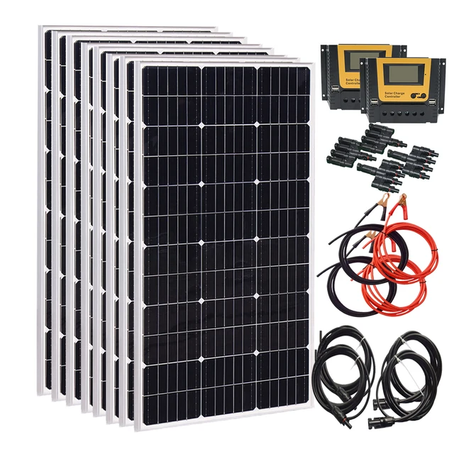 BOGUANG Solar Panel Solar kit 100W 400W 500W 600W 800W 1000W 12V OR 24V ...