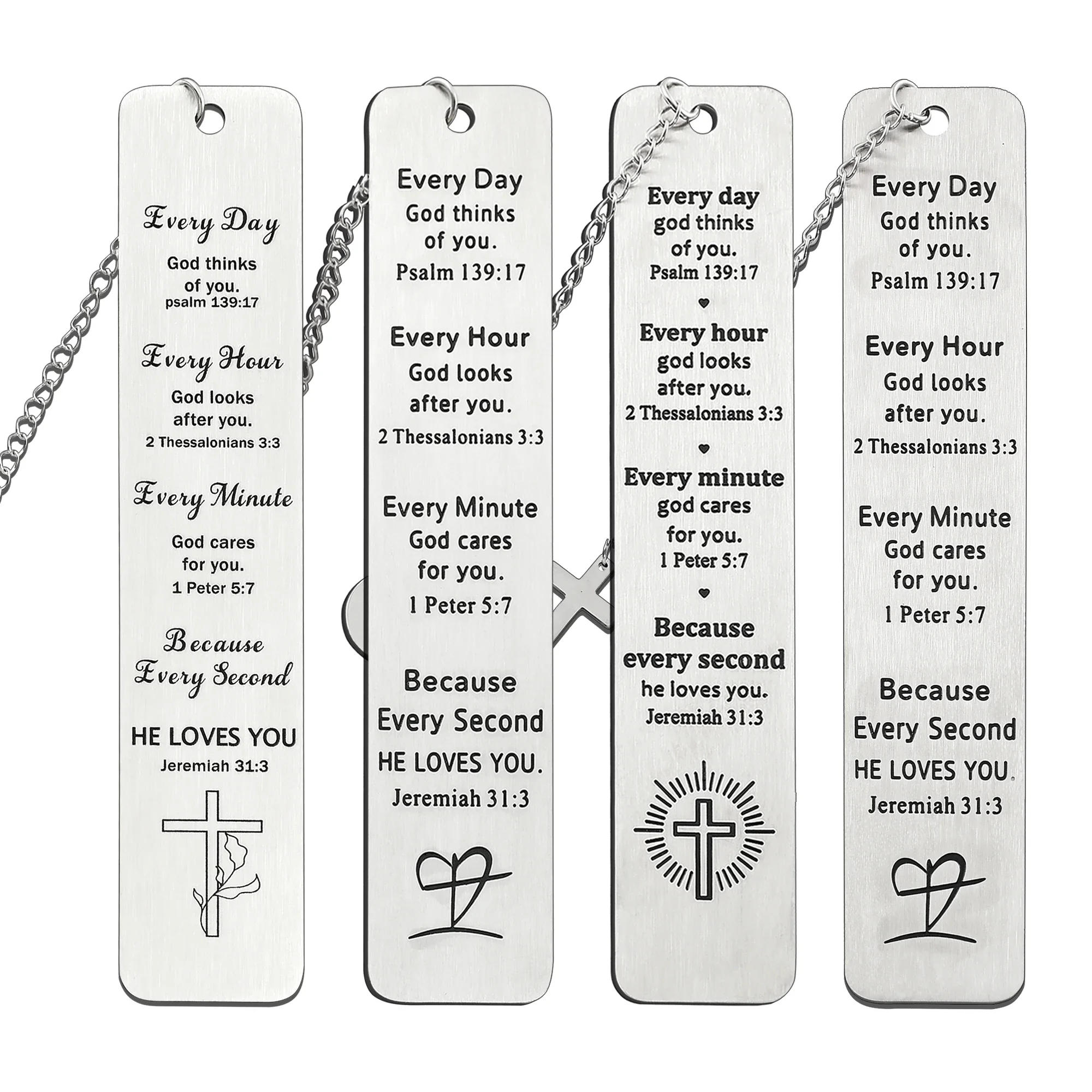 God-Loves-You-Bible-Metal-Bookmarks-A-o-inoxid-vel-crist-o-Marca-de ...