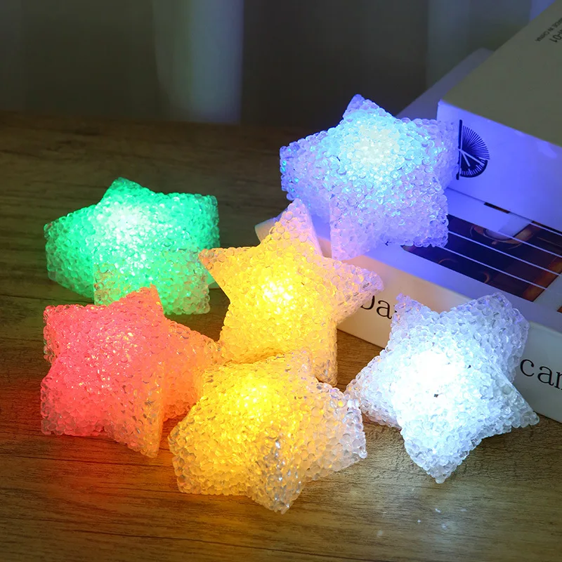 Cute-Acrylic-Star-Shaped-Night-Light-Star-Handheld-LED-Light-Anti-slip ...