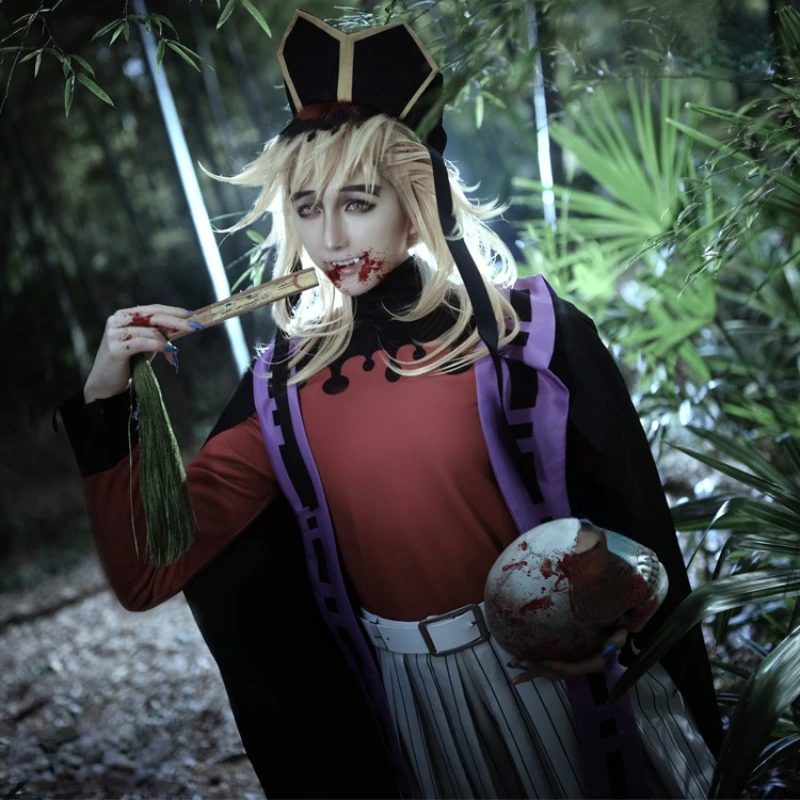 Anime Demon Slayer Douma Cosplay Costume Anime Cos Demon Slayer:Kimetsu ...