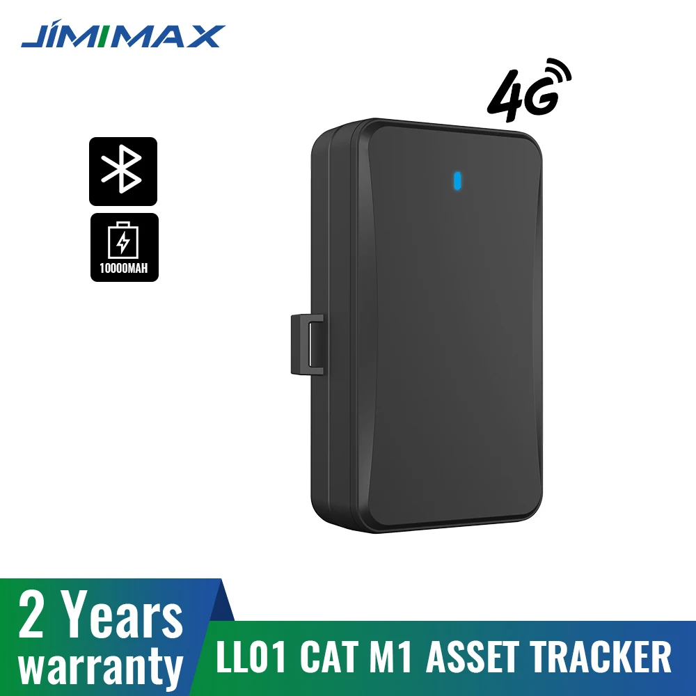 JIMIMAX-LL01-Magnetic-GPS-Tracking-Device-4G-Assets-Locator-10000mAh ...