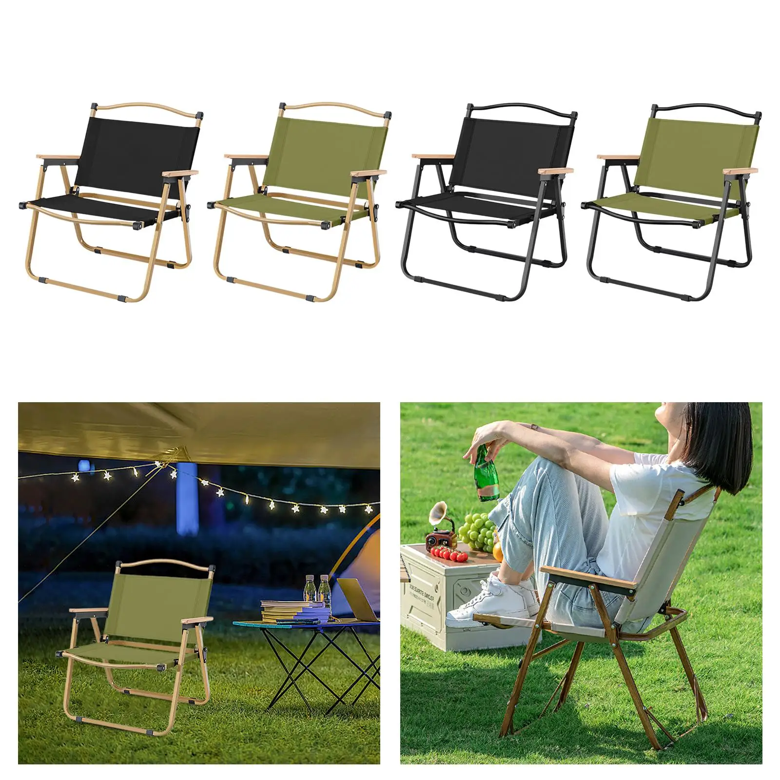Outdoor-Folding-Chair-Detachable-Chair-Portable-Camping-Stall-Beach ...